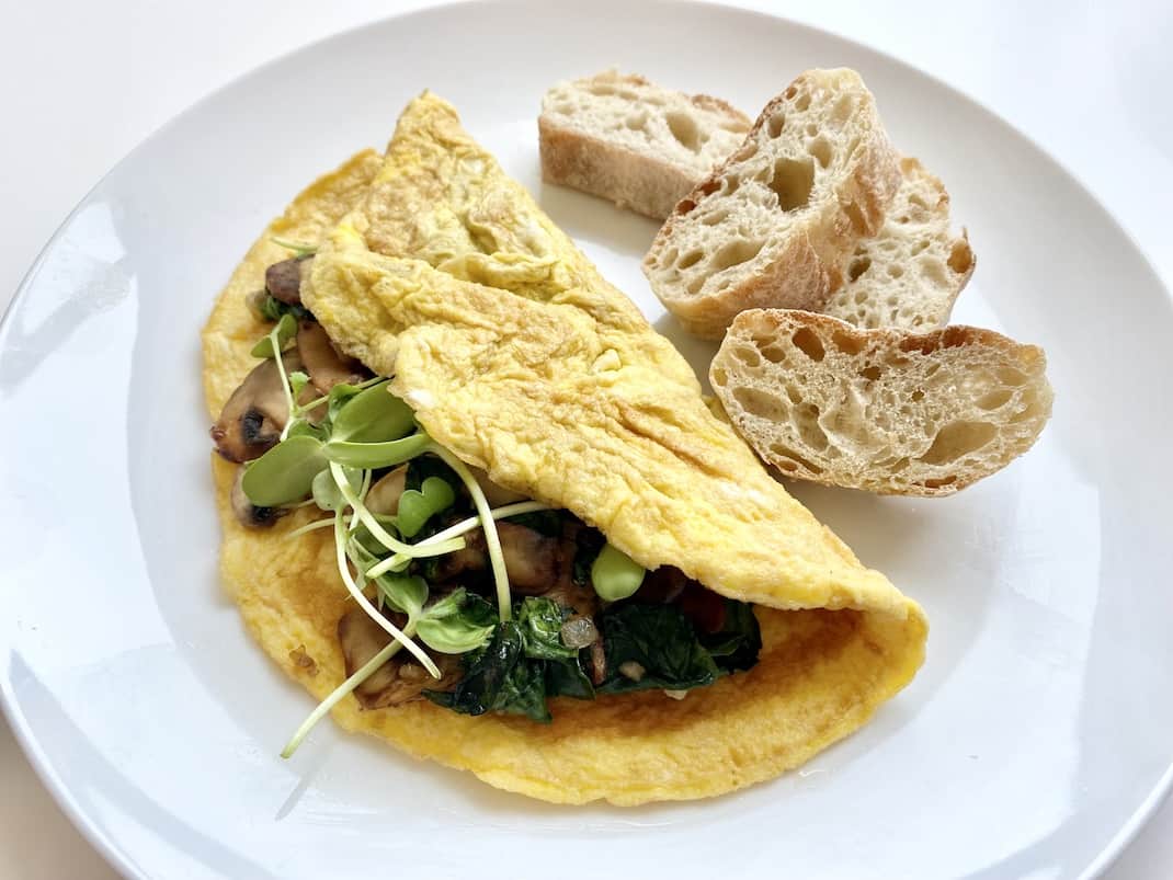 Breakfast recipes with microgreens- easy to make - My Journey to Green